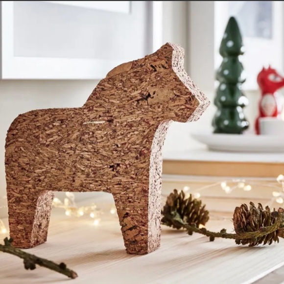 IKEA | Accents | Ikea Vinterfint Dala Horse Brown 6 Small Cork ...